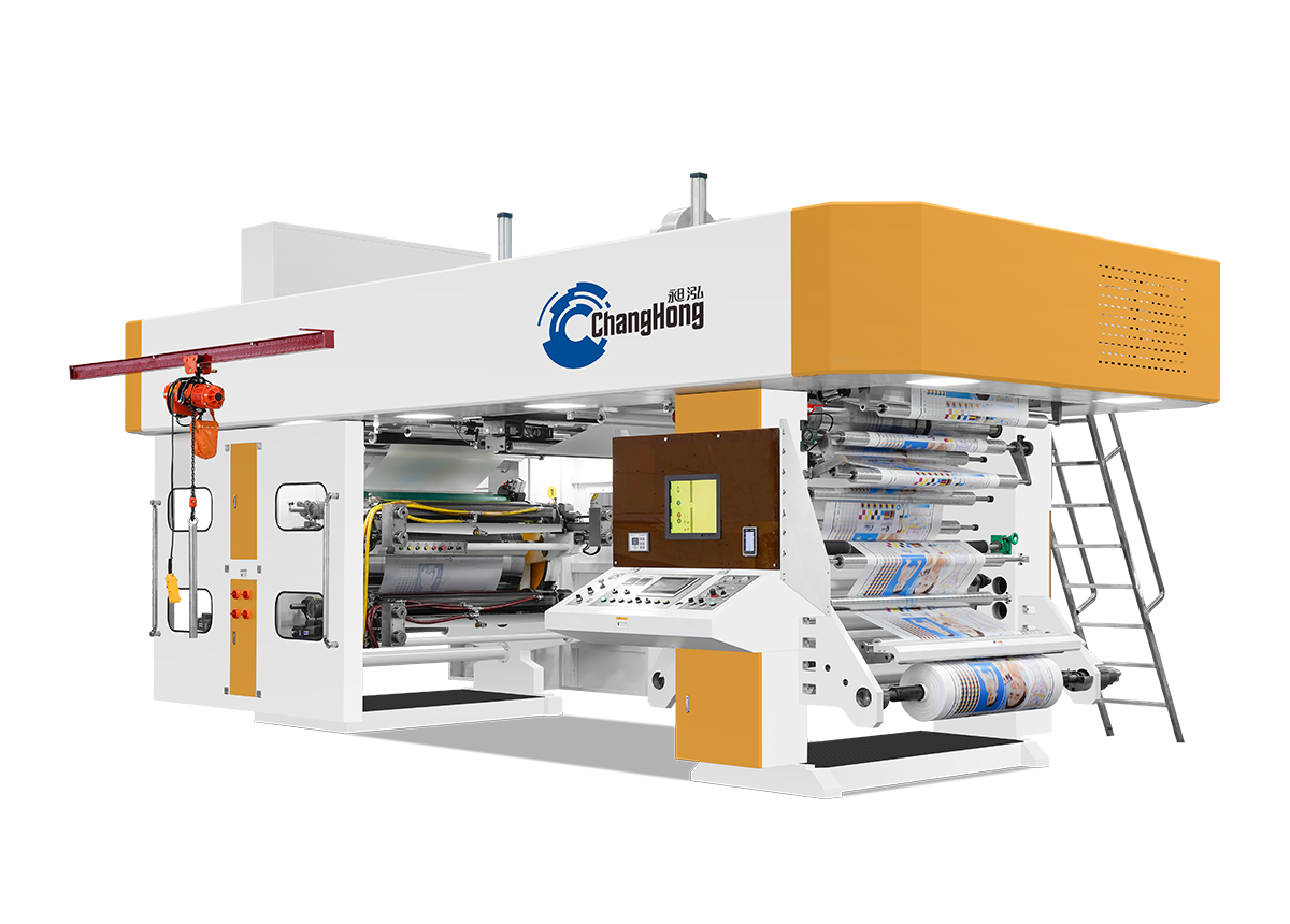 4 COLOR CI FLEXO PRINTING MACHINE FOR PLASTIC FILM/PAPER