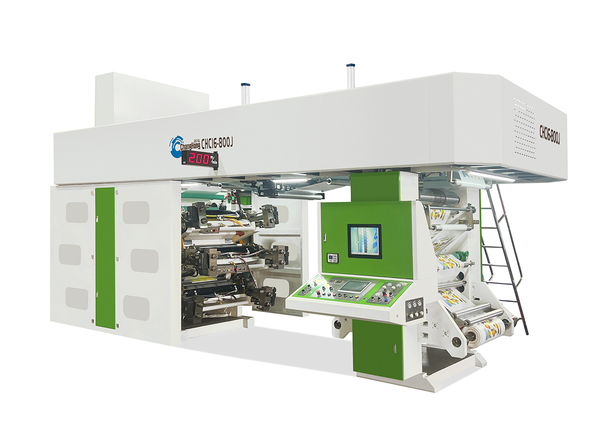 CENTRAL IMPRESSION PRINTING PRESS 6 COLOR FOR HDPE LDPE PE PP BOPP