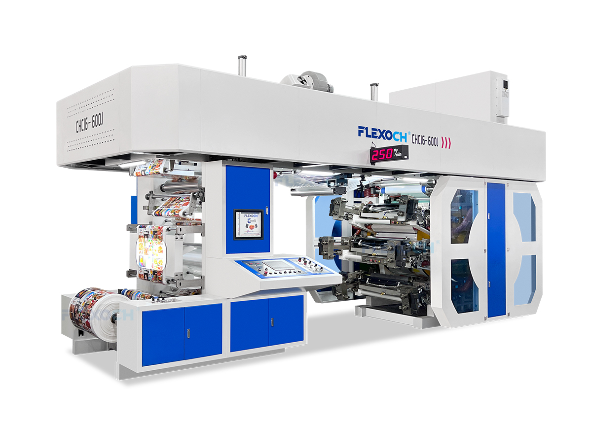 CENTRAL IMPRESSION PRINTING PRESS 6 COLOR FOR HDPE/LDPE/PE/PP/ BOPP