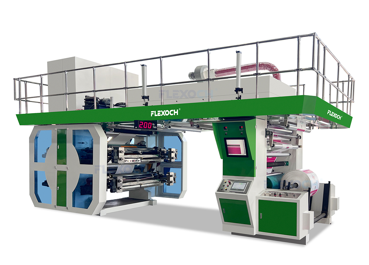4 COLOR FLEXO PRINTING MACHINE/CI FLEXOGRAPHIC PRINTING PRESS FOR PP ...